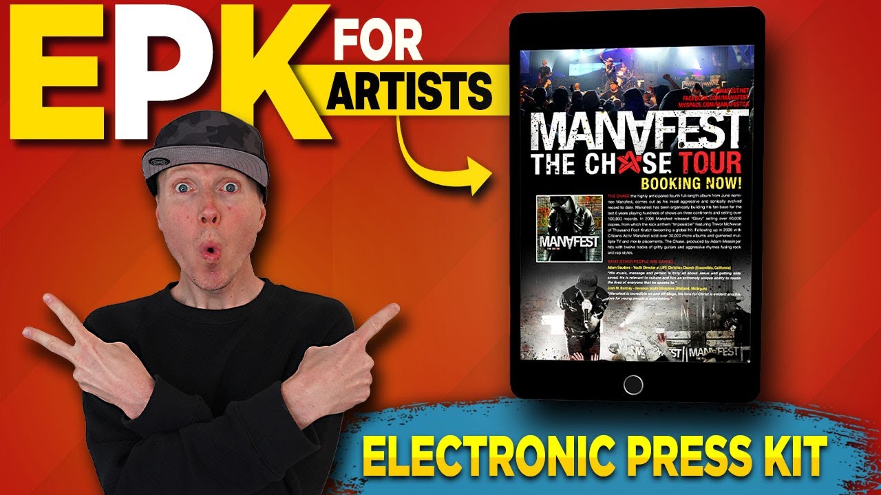 How To Build an EPK Press Kit Electronic Press Kit For Artists - YouTube