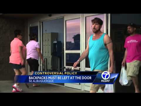 Controversial Policy: Backpacks Must Be Left at Door