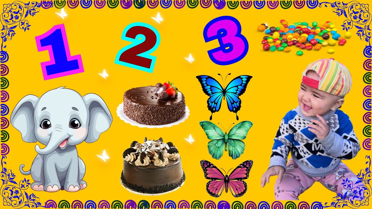 Numbers 1 to 10 with Example || Counting Numbers 1 to 10 || Learn ...