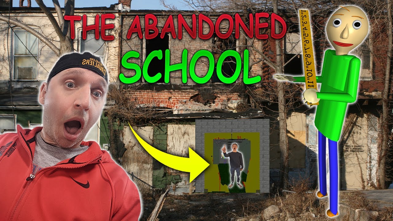 Glitched Baldi CHASED ME Through The Abandoned School!! - YouTube