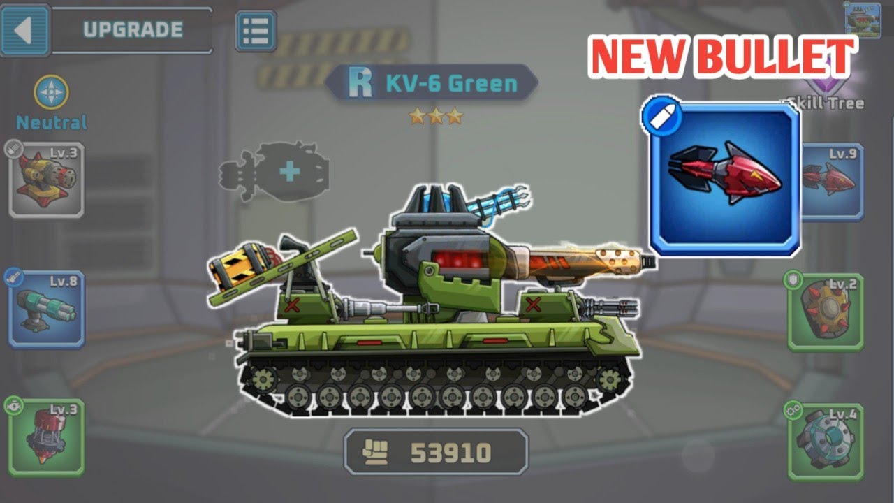 NEW BULLET - GAMEPLAY | BATTLE OF TANK STEEL - YouTube