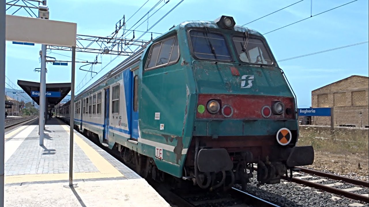 [HD - Treni] E464.046 + Treno Regionale 3782 Trenitalia in partenza ...