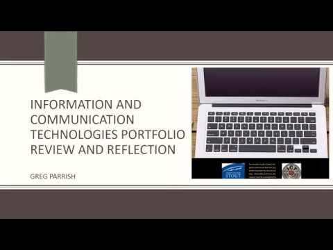 ICT Portfolio Review and Reflection Source - YouTube