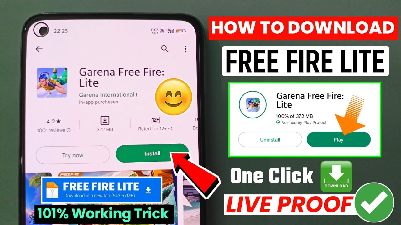 How To Download Free Fire Lite Version For Android | Free Fire Lite ...