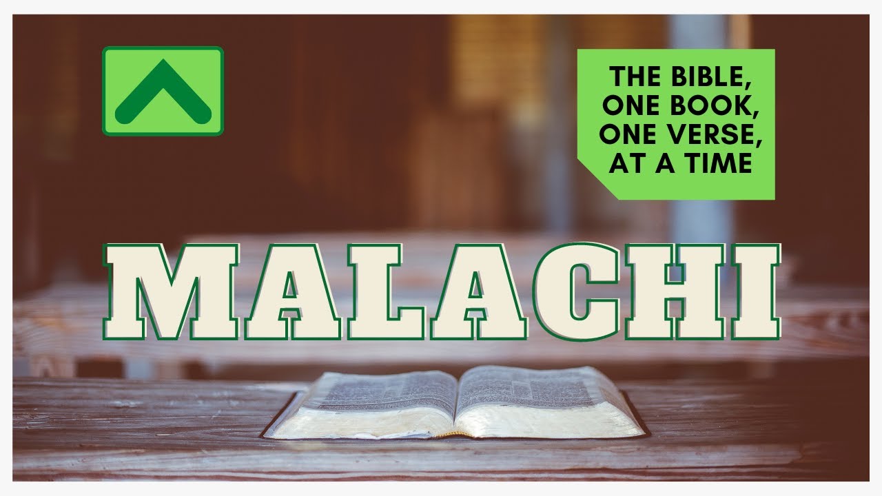 Looking at the last book of the Old Testament in our journey through ...