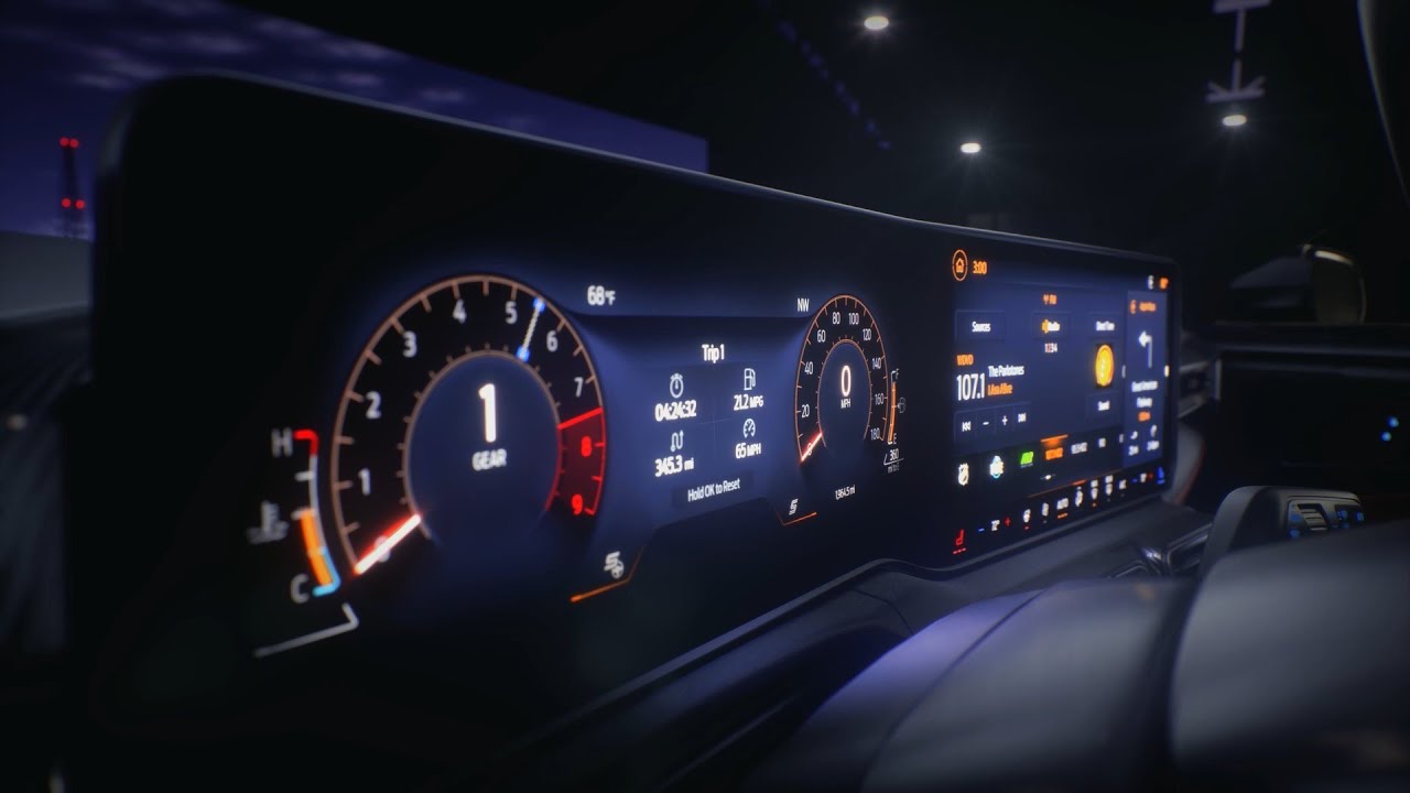 Cluster de instrumentos digital del nuevo Ford Mustang - YouTube