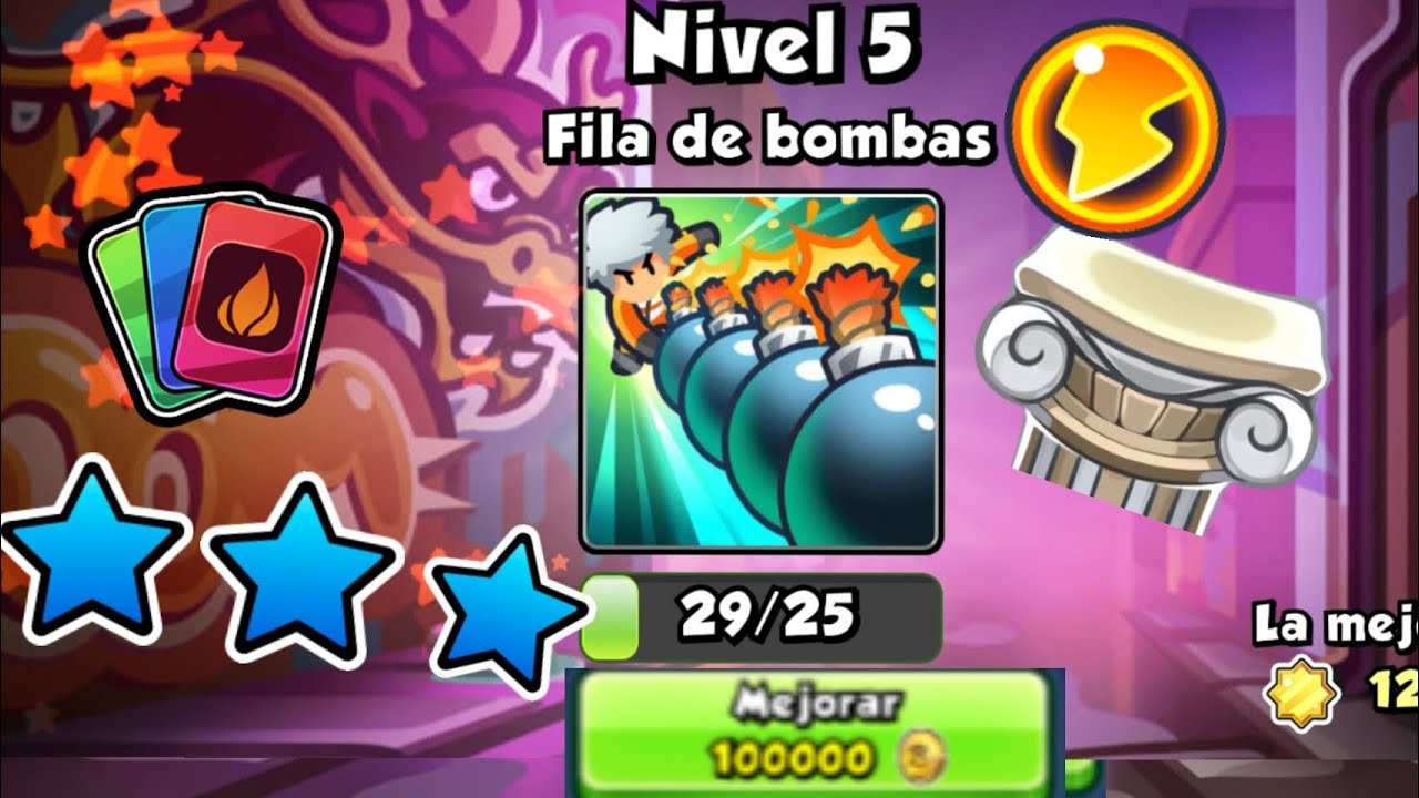 Mejorando la Fila de bombas a Nivel 5!!Bomber Friends - YouTube