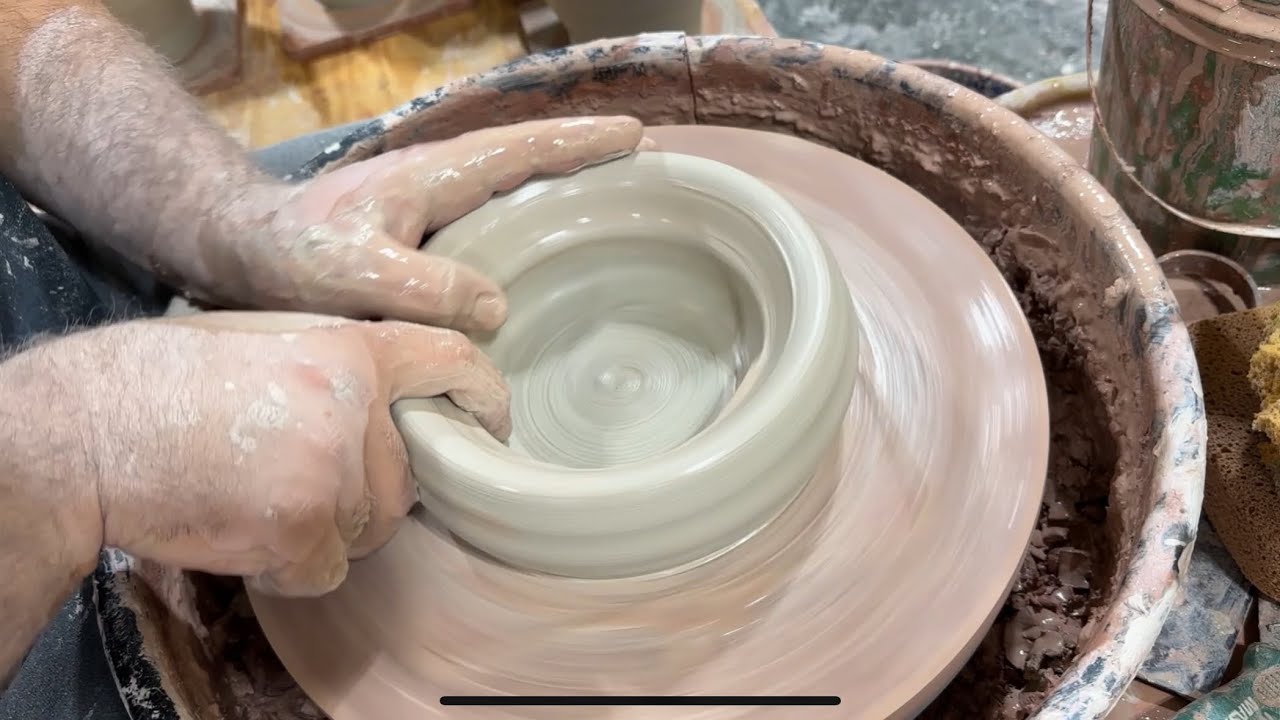Centering clay after opening (tunnel centering or centering a donut ...