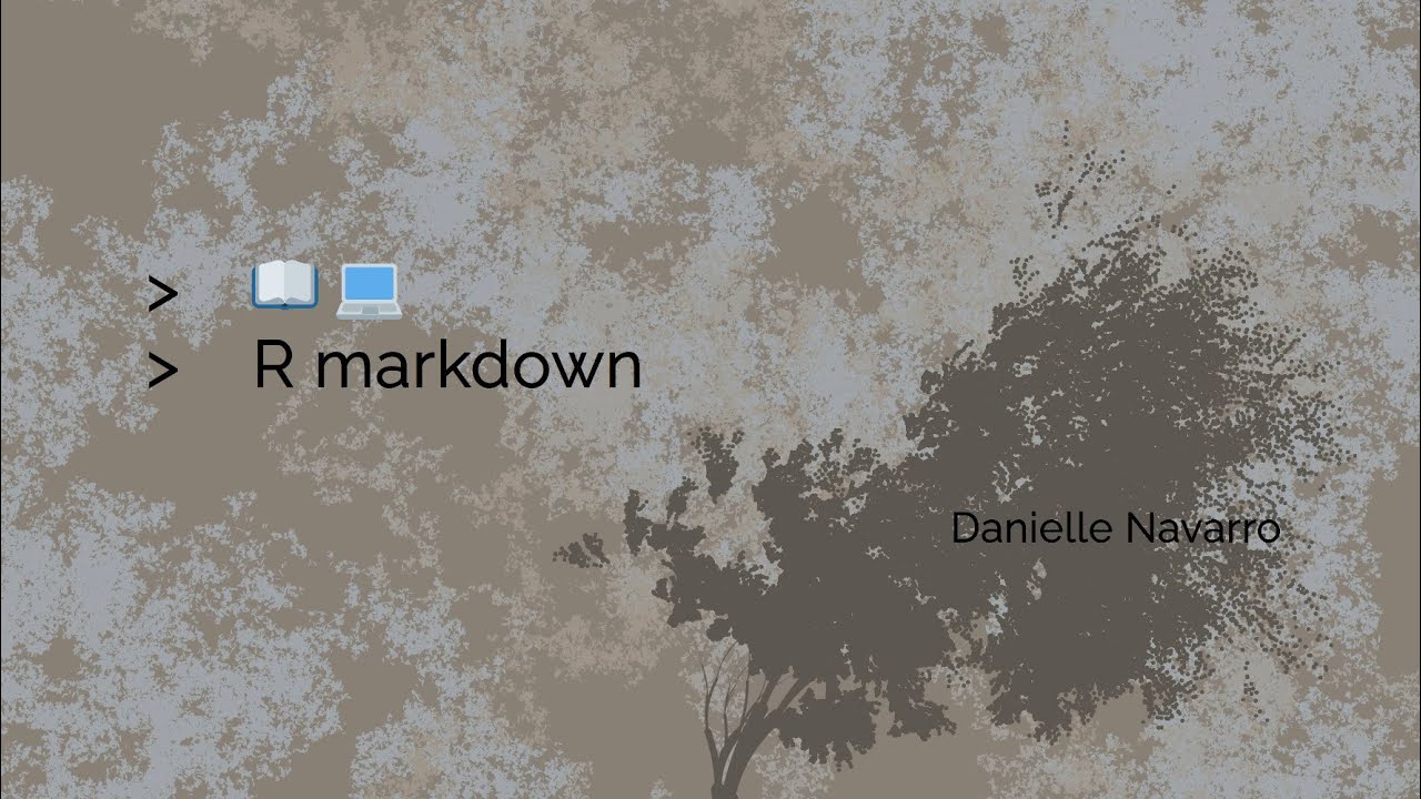 Starting R markdown (part 6) - YouTube