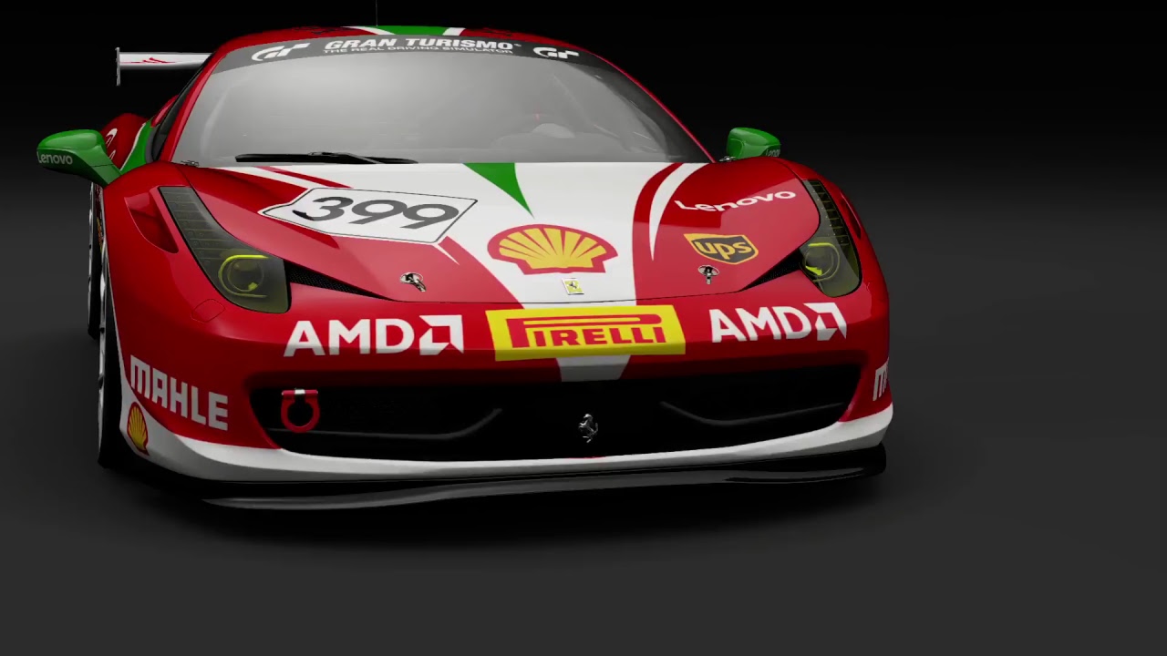 Ferrari 458 Custom Livery - GT Sport - YouTube
