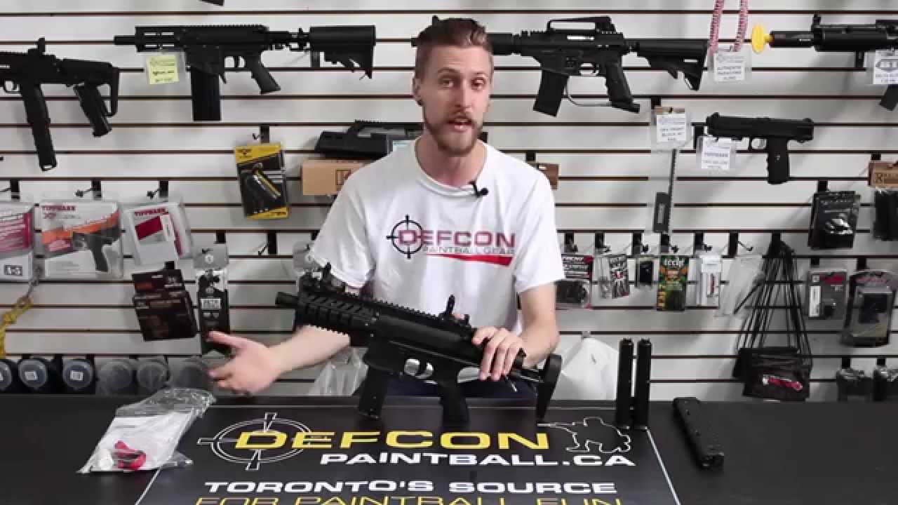Milsig M17 SMG - Defcon Paintball - YouTube