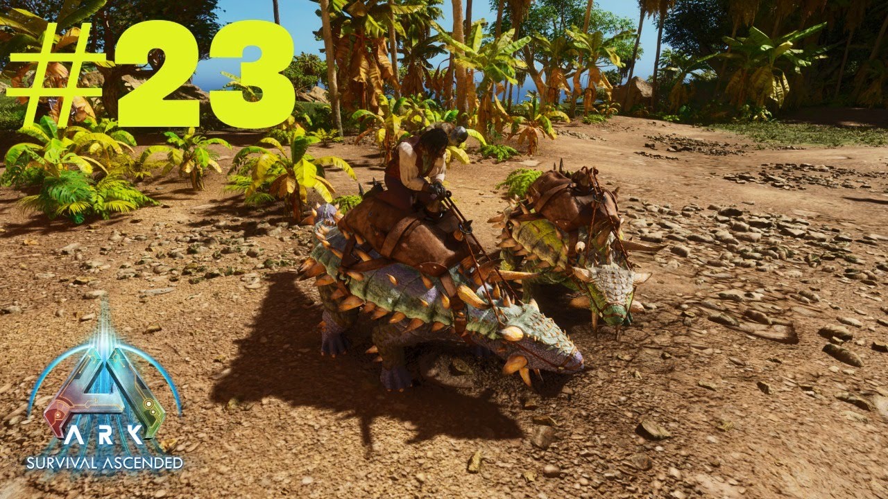 Domando um ankylo e farmando muito metal - Ark asa Vanilla #23 - YouTube