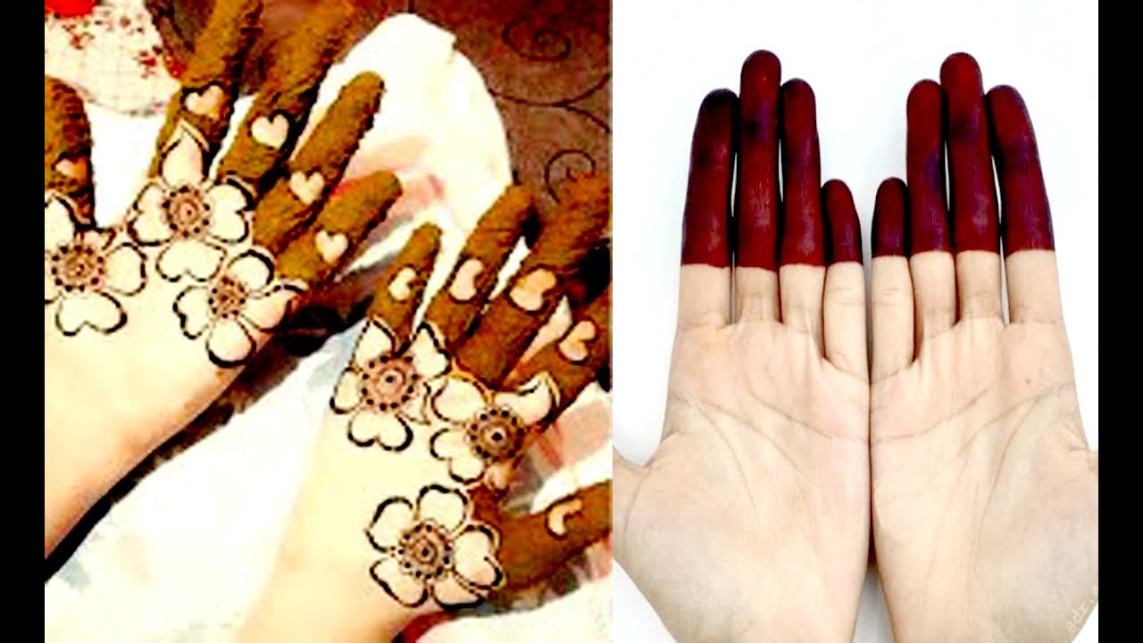 2 Easy Bharva mehndi for hand | Latest mehndi design | Shaded mehndi ...