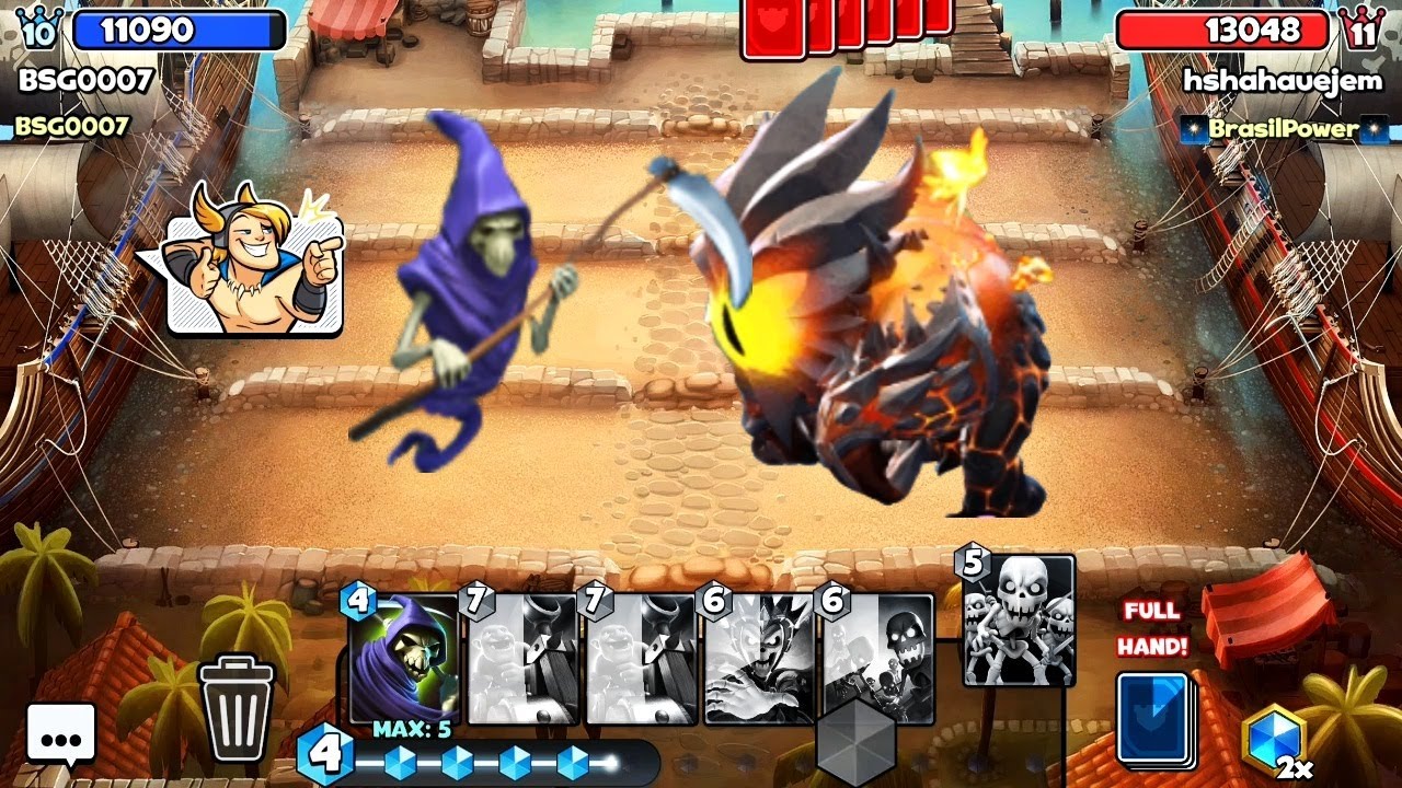 Castle Crush - REAPER - Double Mana Speed Deck 🔥🏹🏰 #661 LEVEL 10 - BSG ...