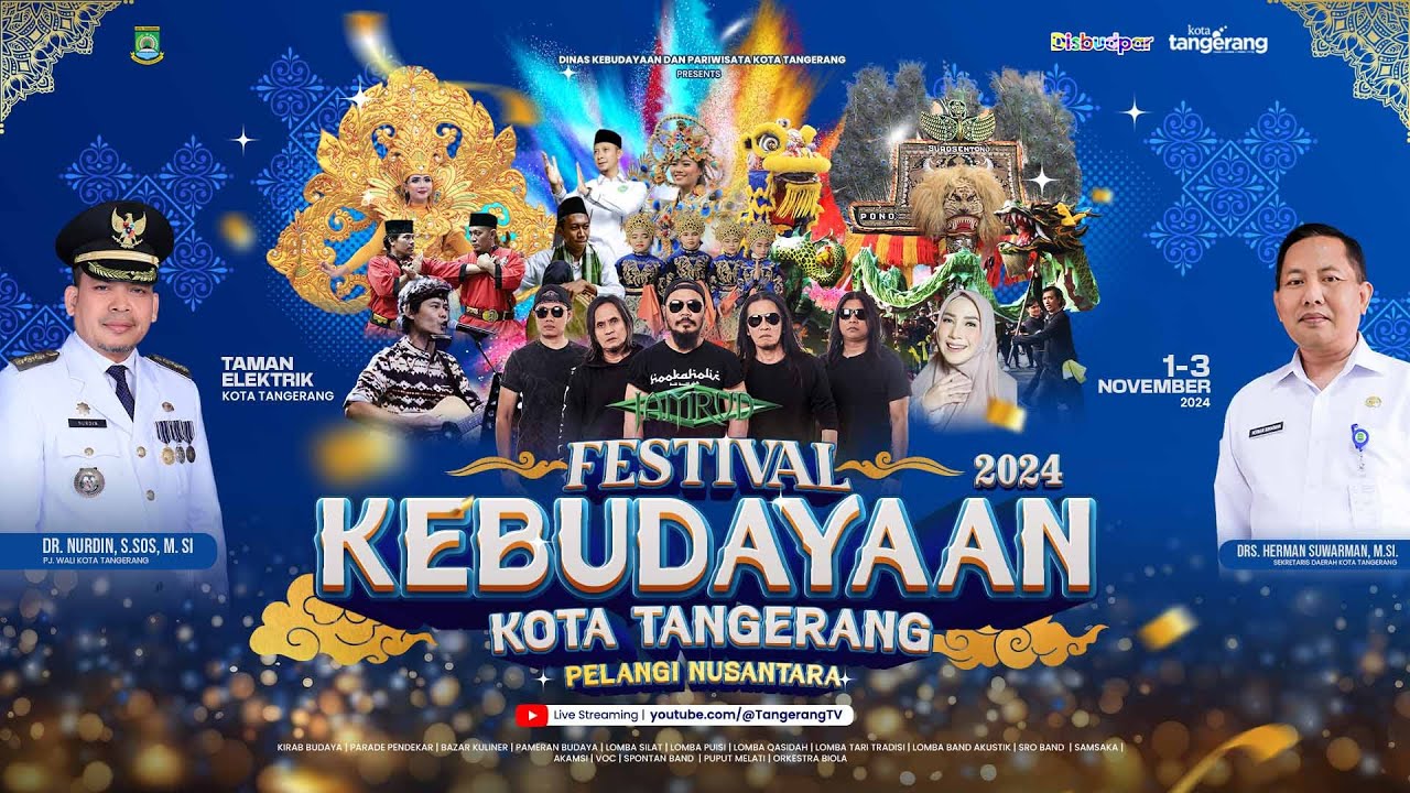 LIVE - Festival Budaya Kota Tangerang 2024 - YouTube