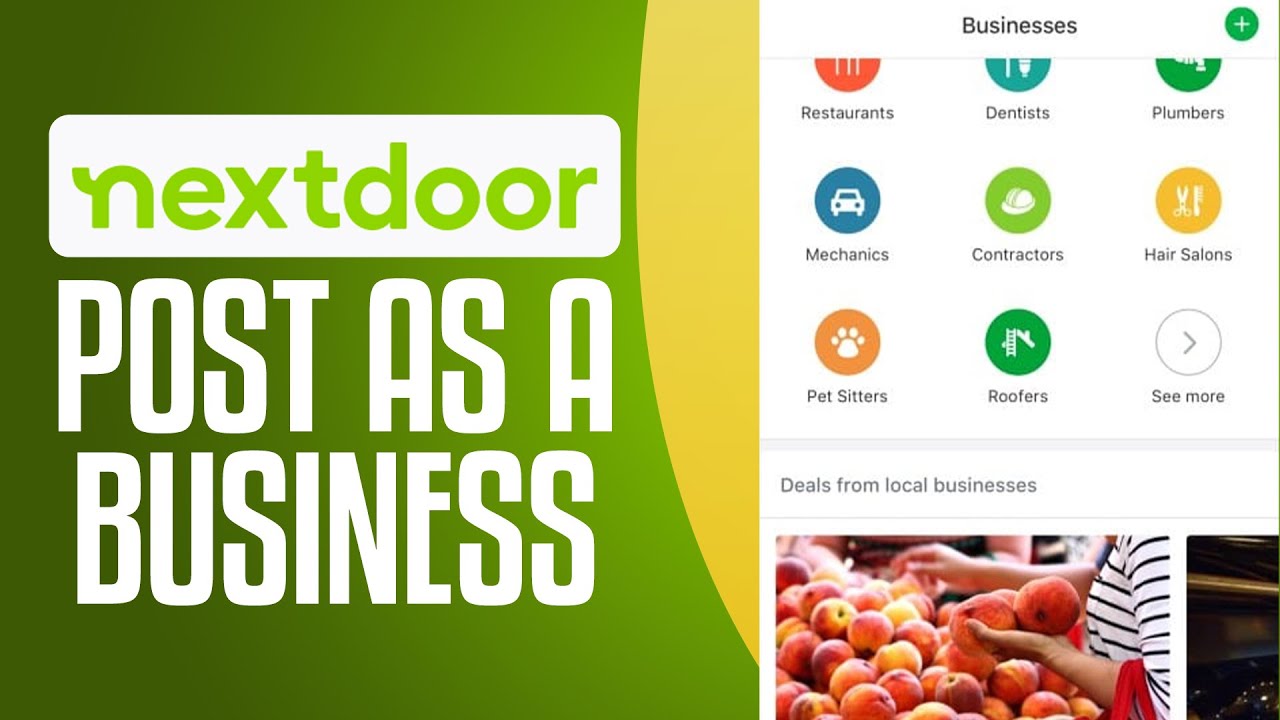 How To Post On Nextdoor As A Business (2025) Easy Tutorial - YouTube