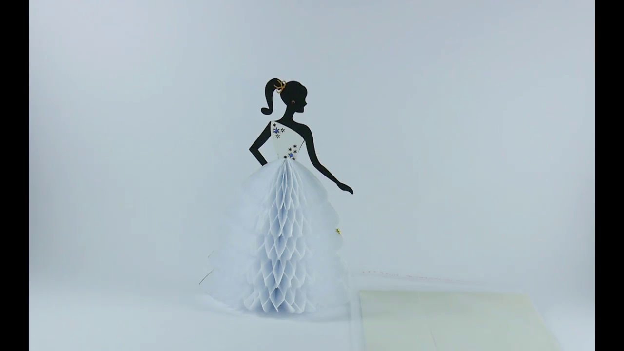 Princess handmade 3D pop-up card - YouTube