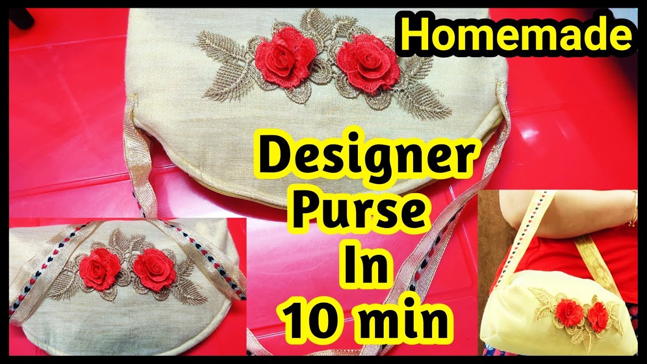 Making Purse From Cloth , Designer Handmade Cloth Purse, #Clothbag ...
