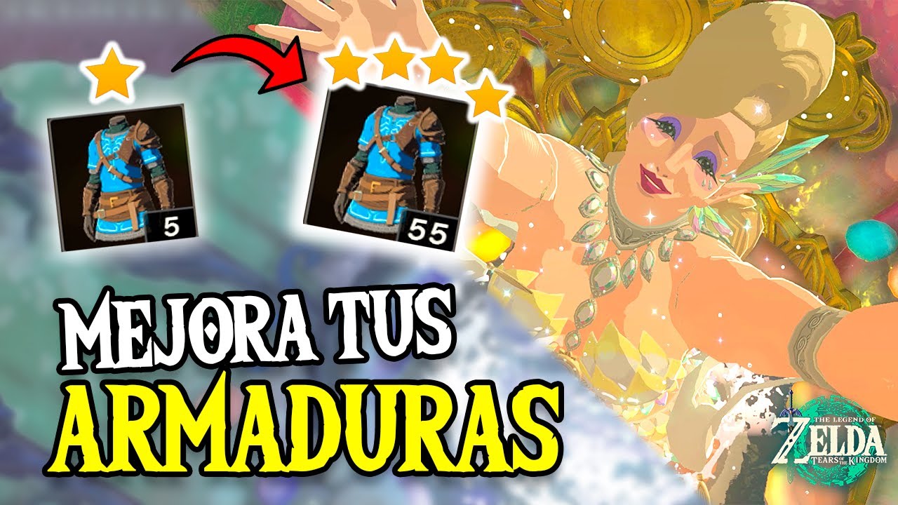 Cómo MEJORAR ARMADURAS Desbloqueando las FUENTES DE HADA en Zelda Tears ...