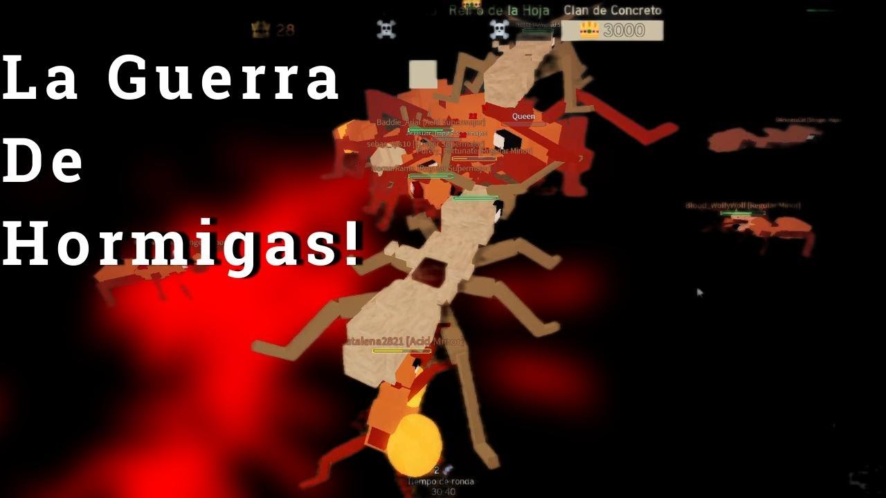 Ant War La Guerra De Hormigas! (Roblox) - YouTube