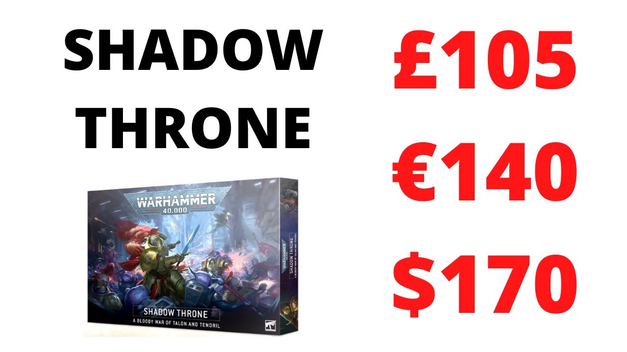 Prices for Shadow Throne Revealed - is it a Good Deal? - YouTube