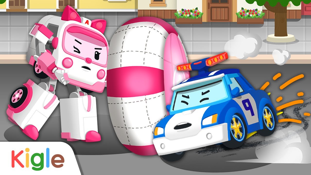 Robocar Poli | Ambulans Mobil Polisi Permainan Penyelamat | Kigle TV ...