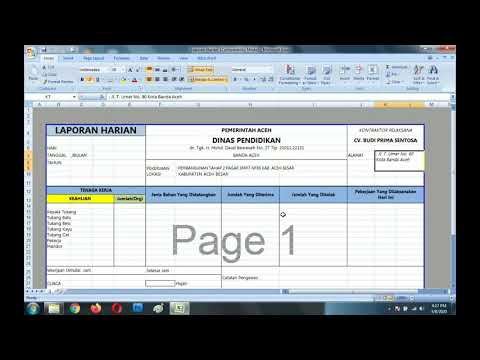 Format Back Up Data - Hitung Volume Bangunan Konstruksi Gedung (Panduan ...