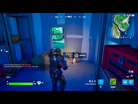 Search Chests or Ammo Boxes at Beachy Bluffs Fortnite - YouTube