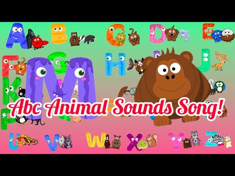 ABC Animal Sounds Song QA6 | Nursery Rhymes for Babies | Nursery Rhymes ...