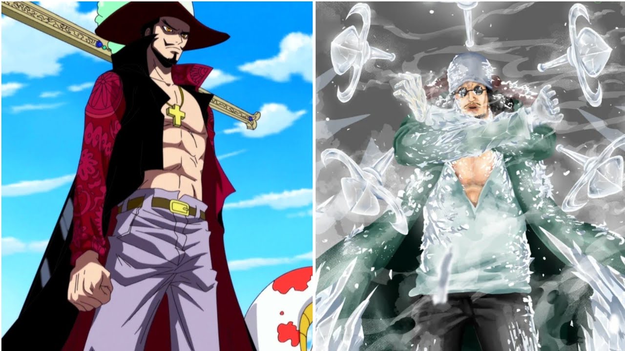 Dracule Mihawk VS Kuzan Aokiji (One Piece) | Animation, Viral, Jump ...