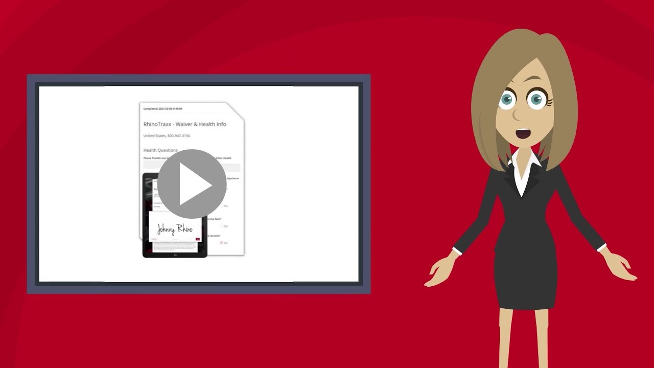 RhinoSign, RhinoFit's Digital Waivers - YouTube