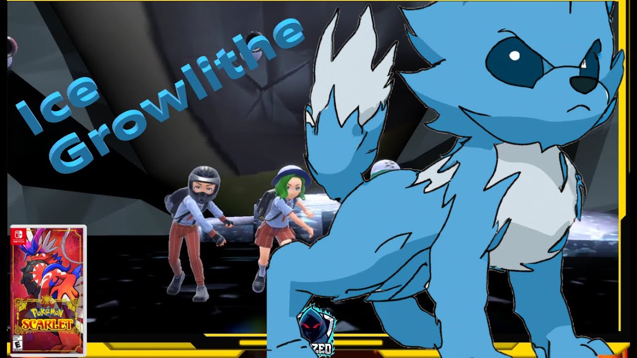 NEW ICE Growlithe !!! FIRST LOOK Tera Raid Pokémon Scarlet & Violet ...