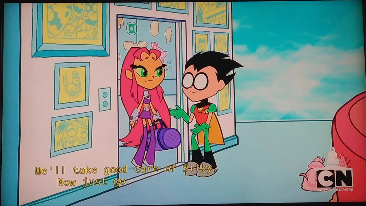 Teen Titans Go! La Larva De Amor Clip Milk Mustache War - YouTube