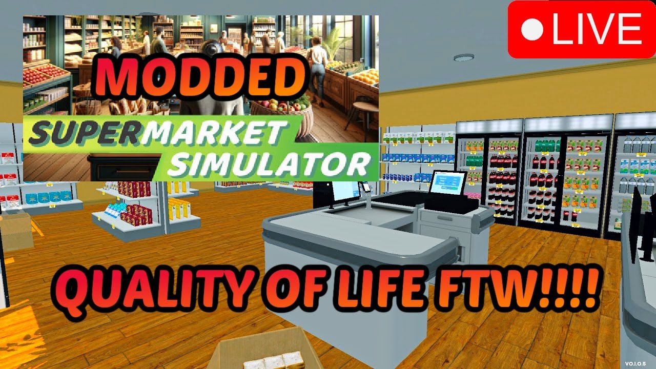Supermarket Simulator - These Mods Are Life Changing - YouTube