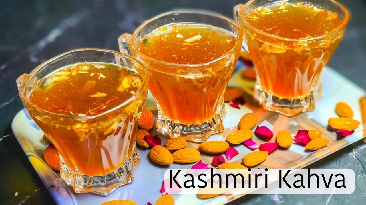 Kashmiri Kahwa Recipe| Traditional Kashmiri Kahwa Tea Recipe| - YouTube