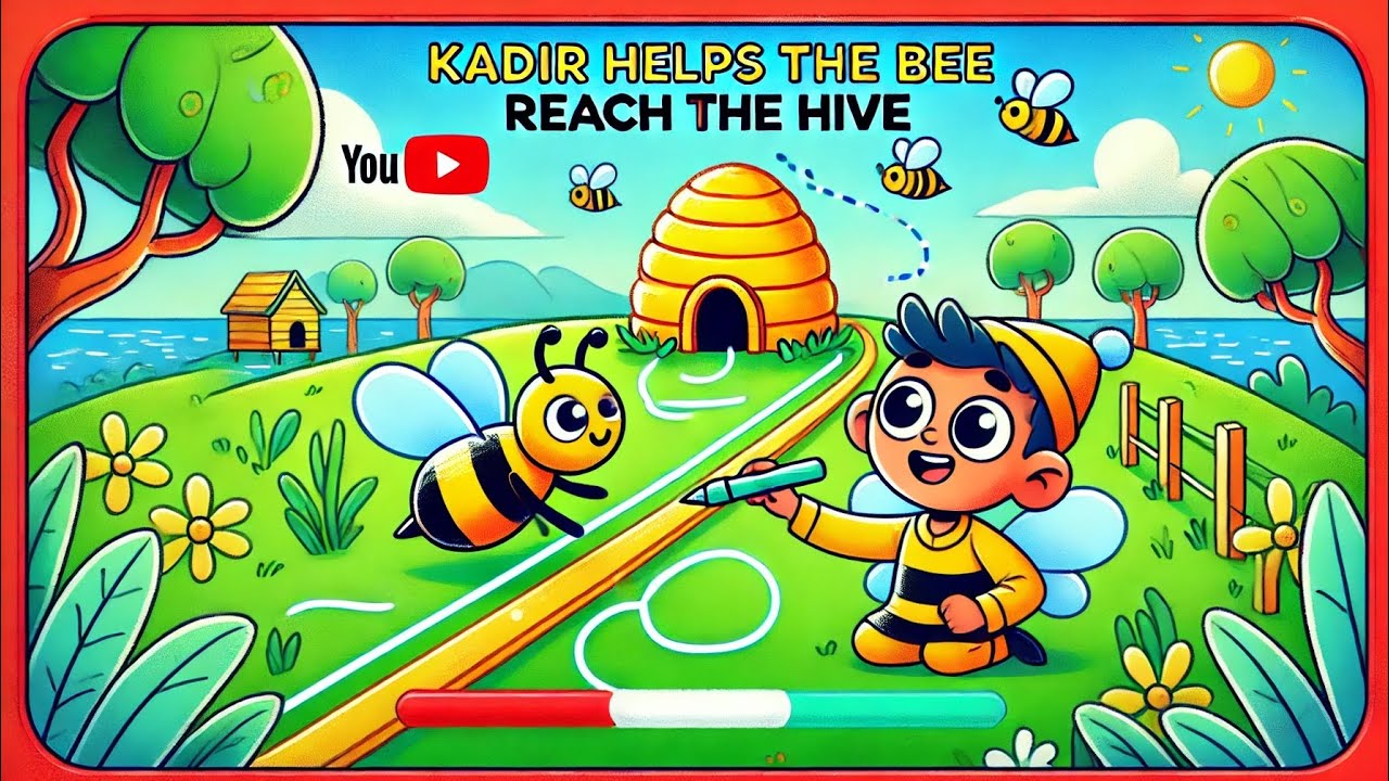"Help the Bee Find Its Way: Kadir Guides the Bee to the Hive" - YouTube