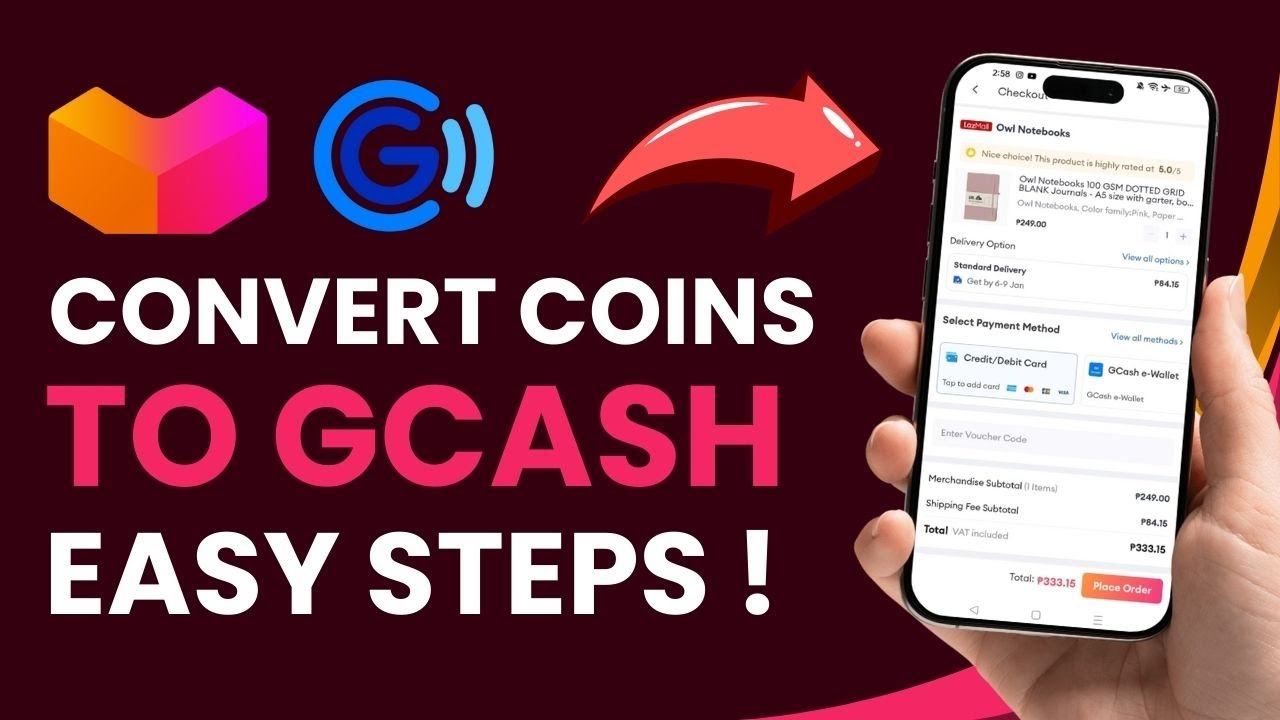 How to Convert Lazada Coins to GCash ! - YouTube