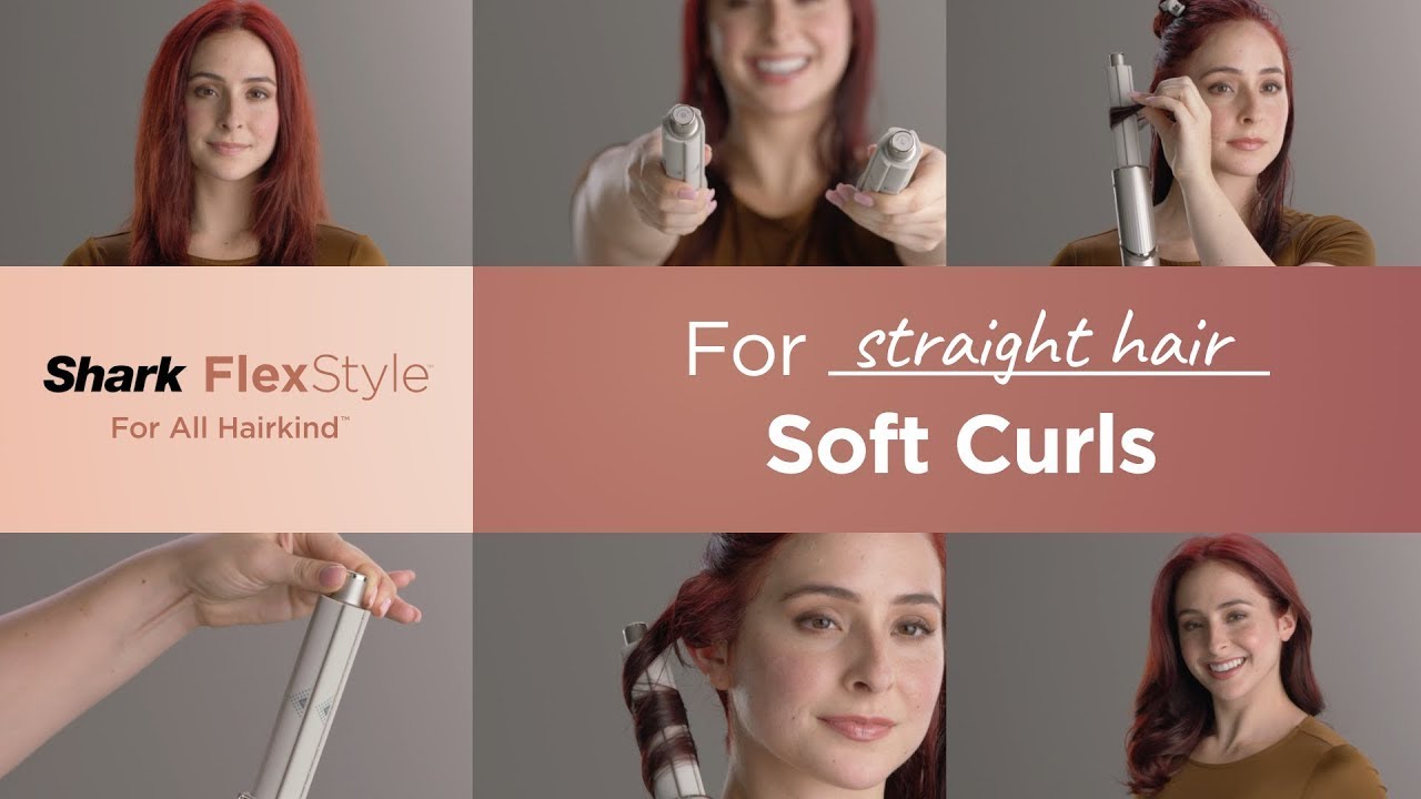 Hair Styler | Soft Curls for Straight Hair with the Shark FlexStyle™ 95 ...