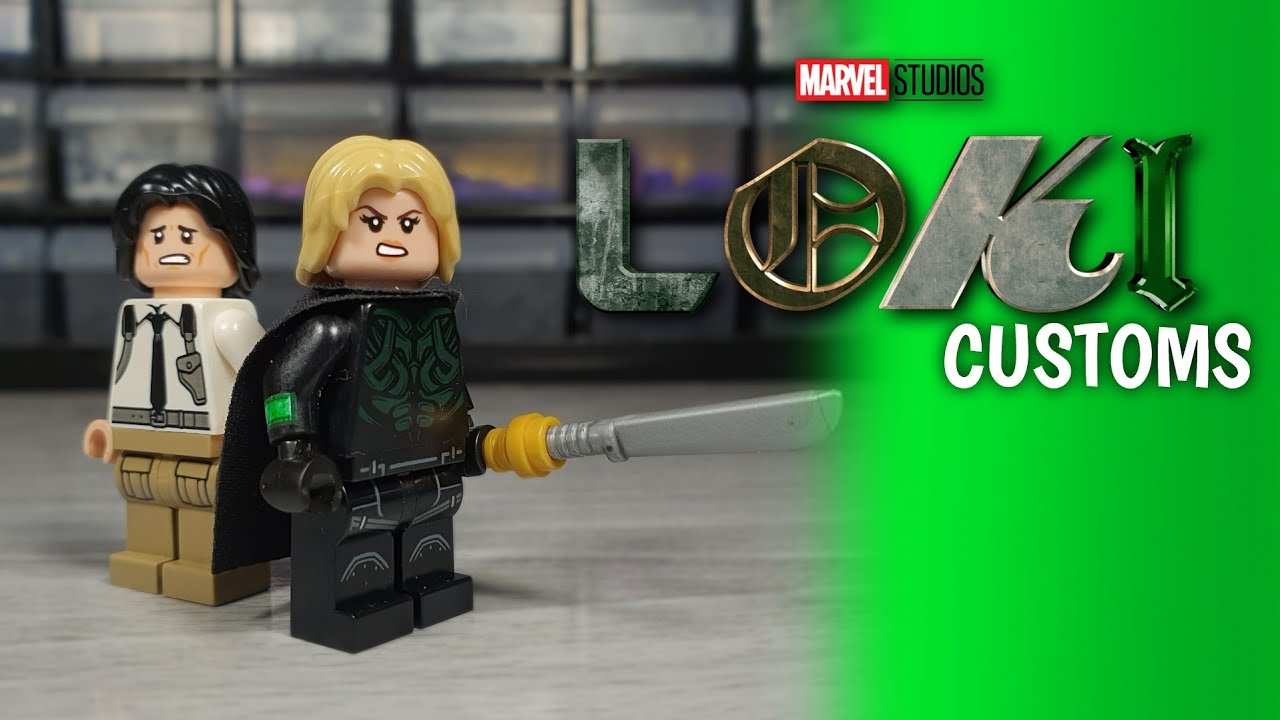 Haciendo a LOKI y a SYLVIE en LEGO - Custom - YouTube