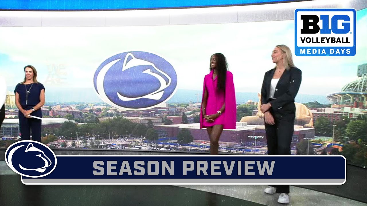 Penn State's HC Katie Schumacher-Cawley, Jess Mruzik, Camryn Hannah ...