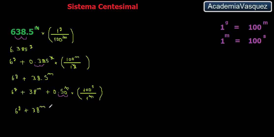 Sistema Centesimal: Teoría y Ejercicios - YouTube