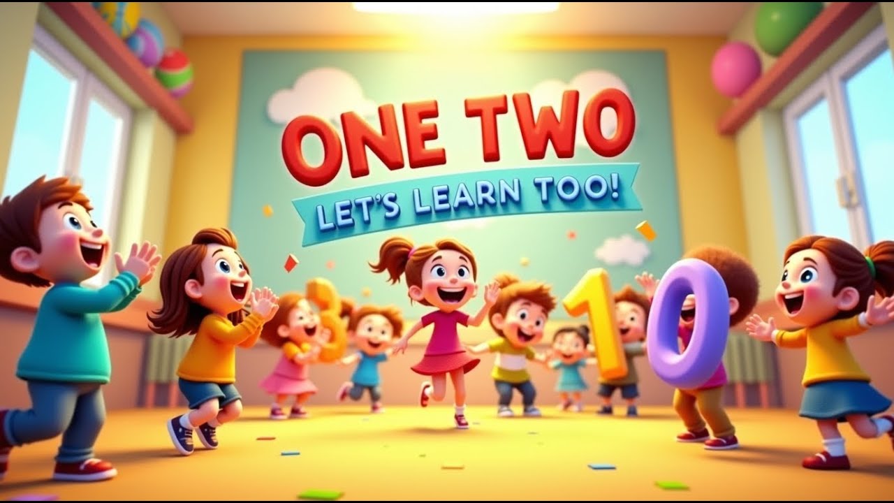 "Learn Numbers 1 to 10 with Fun! | One Two Let’s Learn Too ...