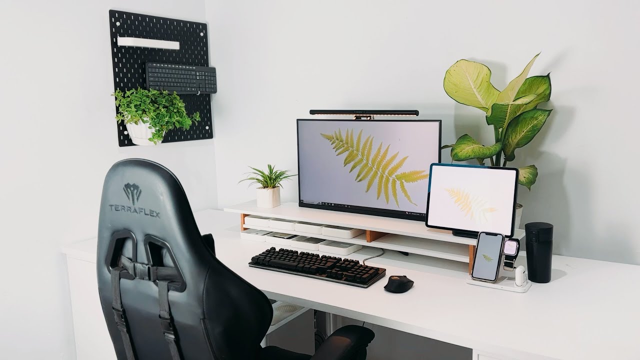 Meja Kerja Minimalis Ergonomis | Desk Setup 2023 - YouTube