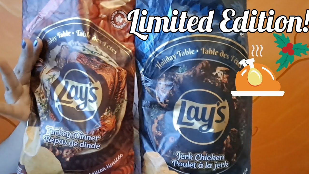 Lays Limited Edition, Holiday table, flavored chips! A Review 🎄 ️ - YouTube