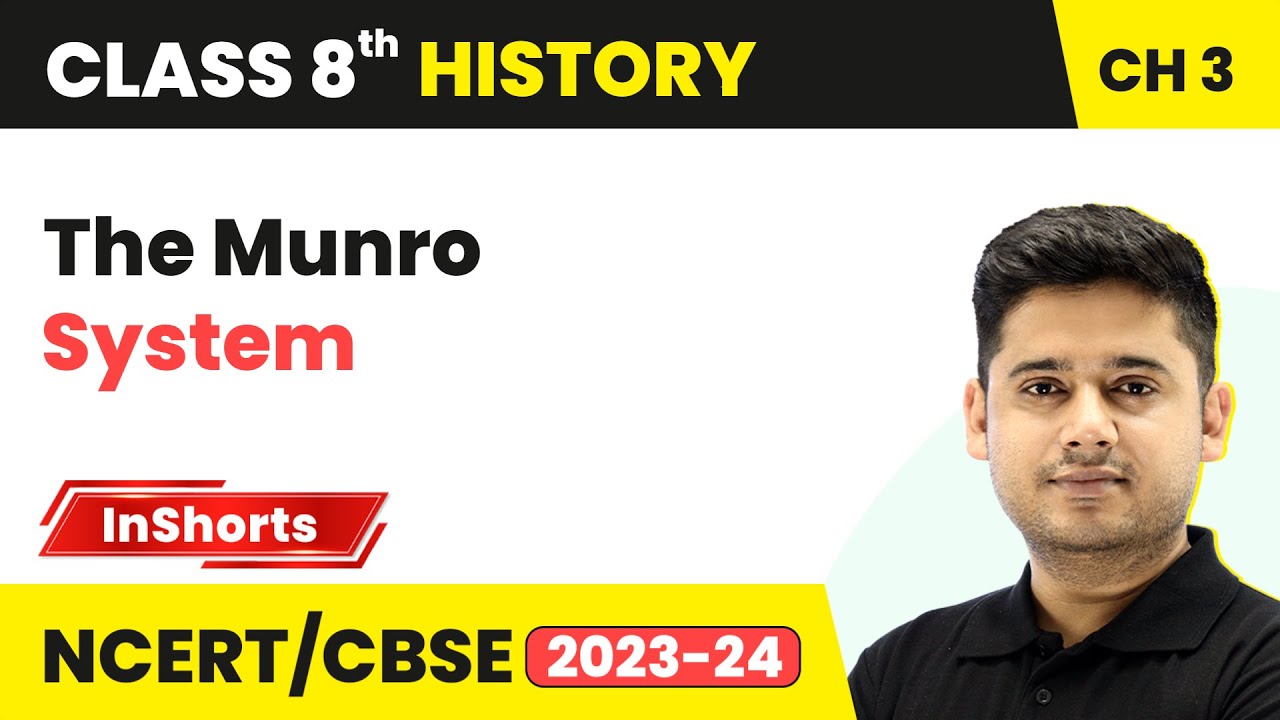 The Munro System | Class 8 History Chapter 3 | Ruling the Countryside - YouTube