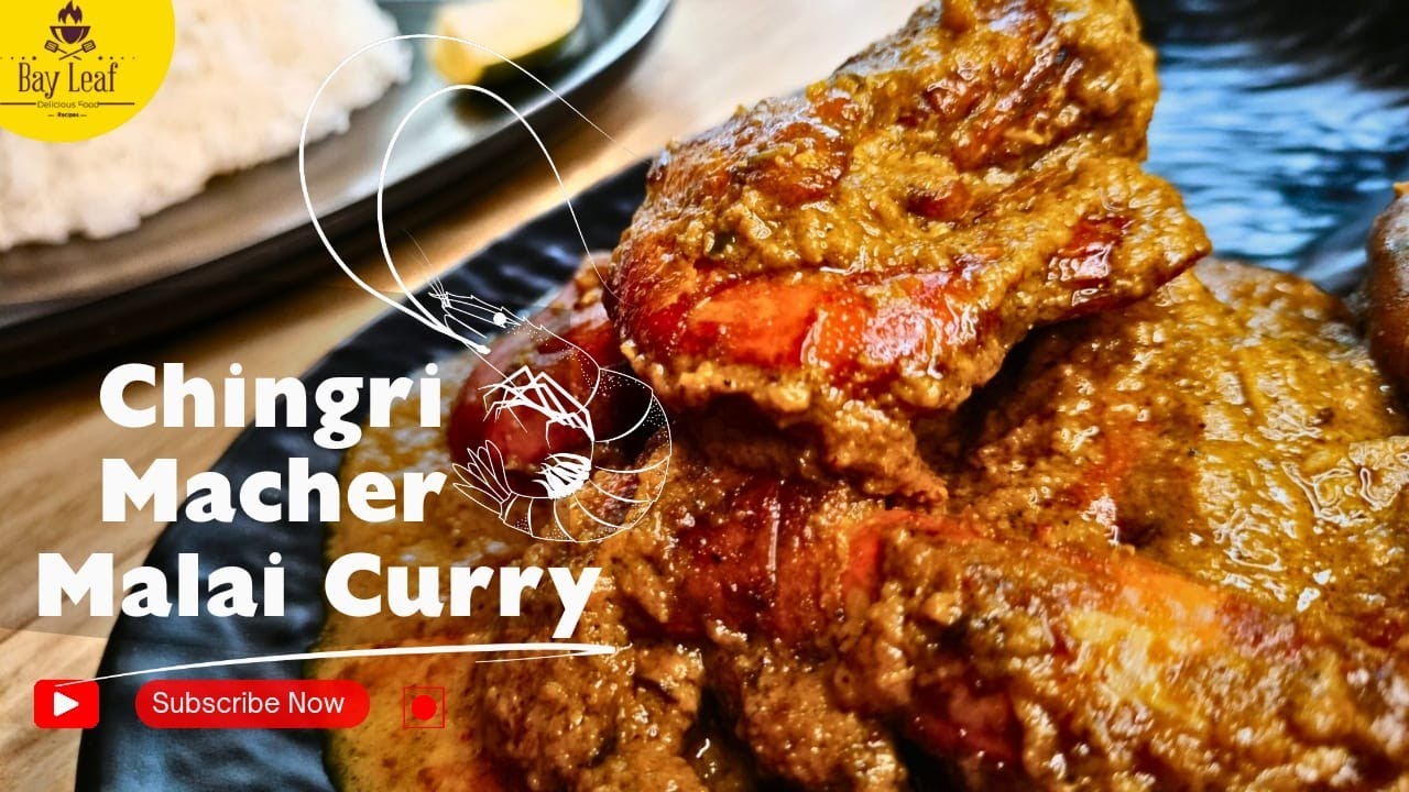 How to make Bengali Prawn Malai Curry/Chingri Macher Malaikari Recipe ...