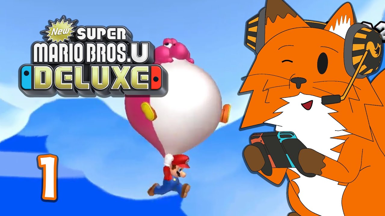 New Super Mario Bros. U (Part 1) - A Fox Be Streaming - YouTube