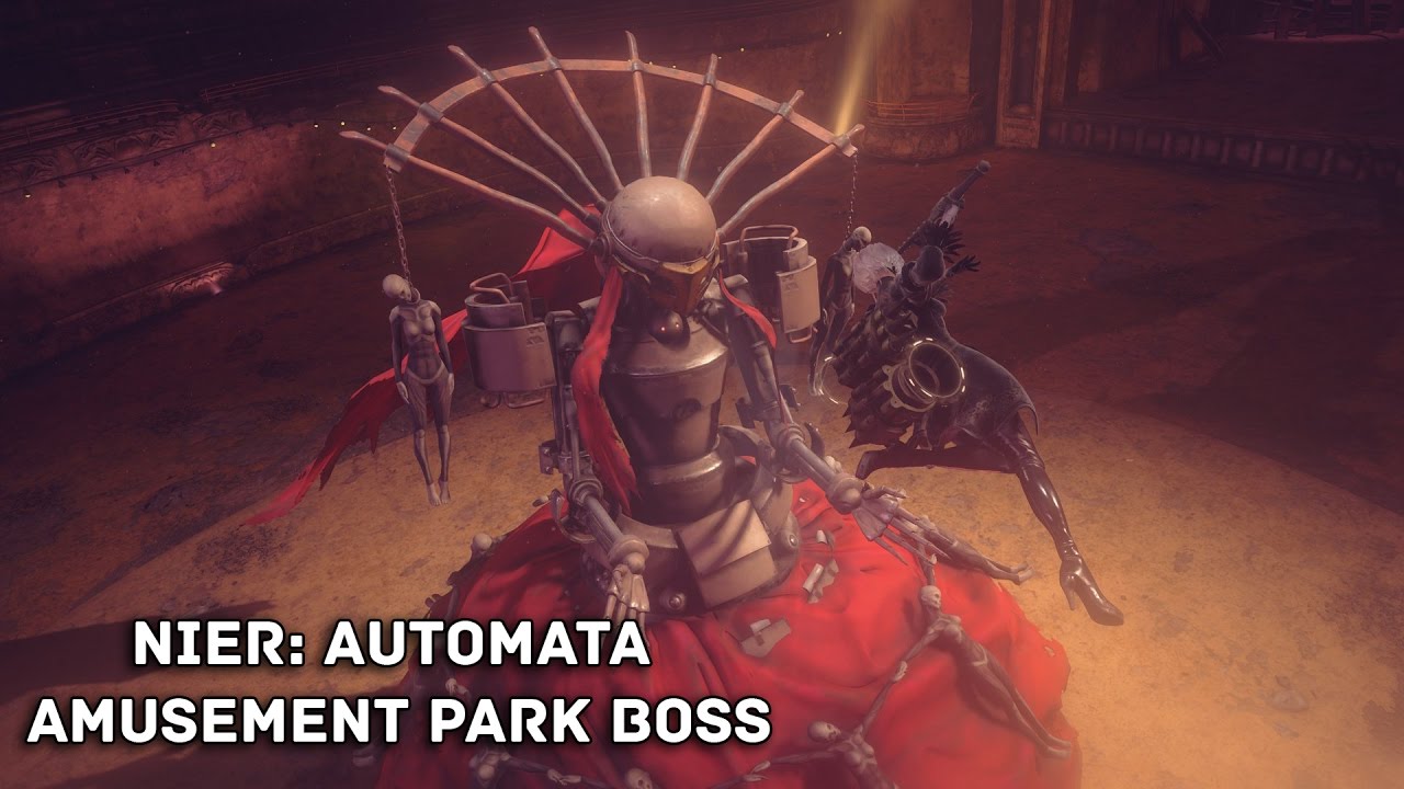 Nier: Automata | Amusement park boss - YouTube