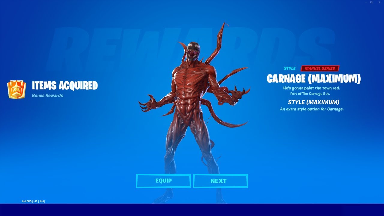 Unlocking *MAXIMUM CARNAGE* SKIN in Fortnite SEASON 8! - YouTube