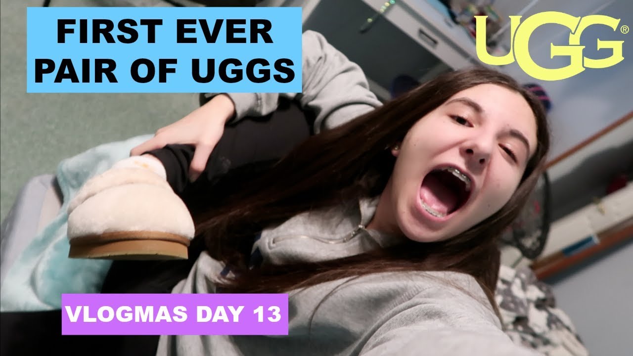 FIRST EVER PAIR OF UGGS | VLOGMAS DAY 13 - YouTube